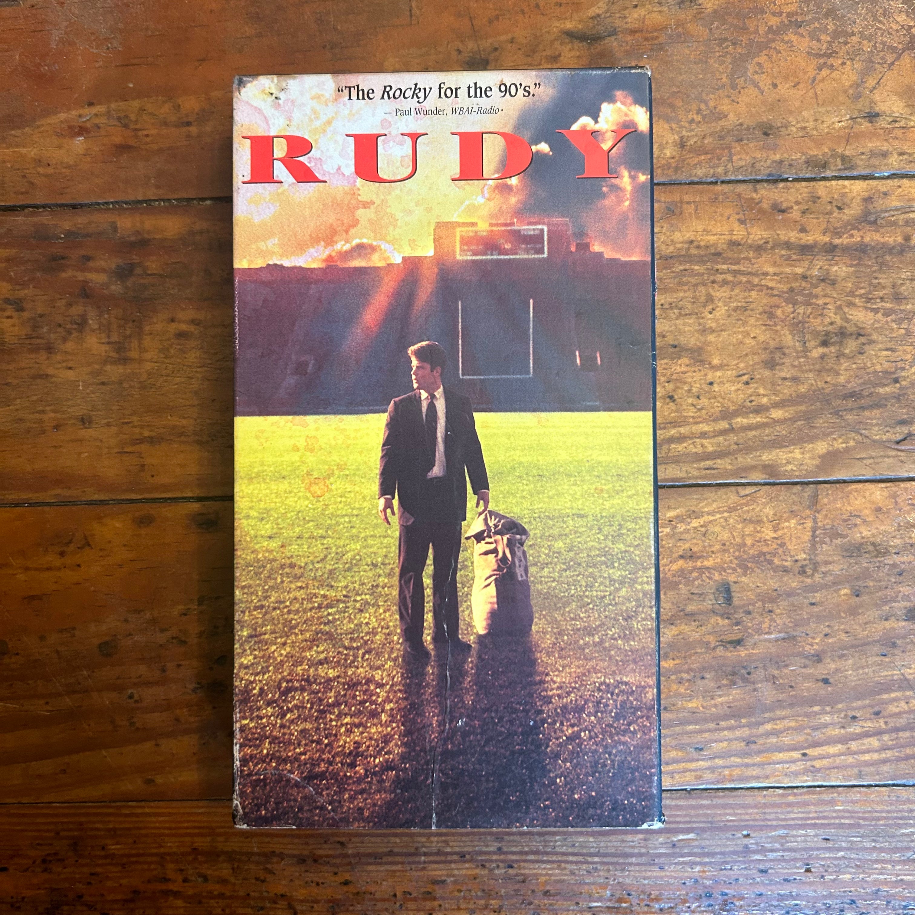 Rudy (1993) VHS – Hail - Records and Oddities